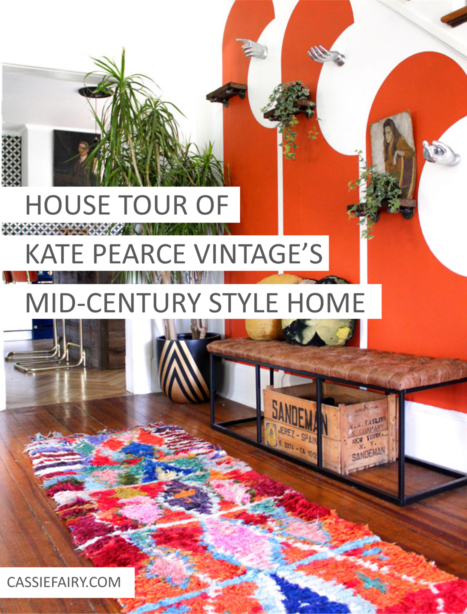 House tour of Kate Pearce’s mid-century vintage home | My Thrifty Life ...