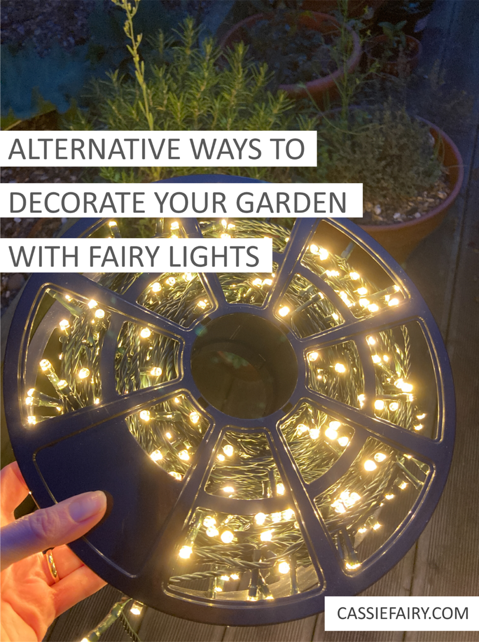 4 Ways to decorate your garden with fairy lights to create a cosy ...