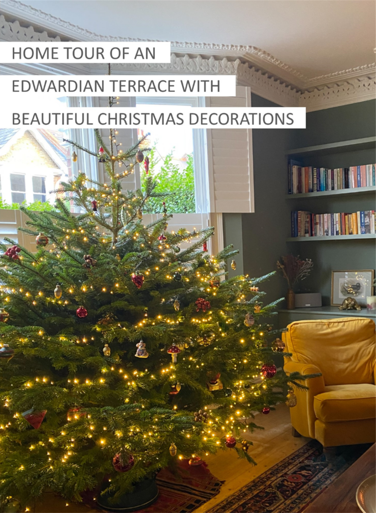 Home tour of an Edwardian terrace with pretty festive touches | My ...