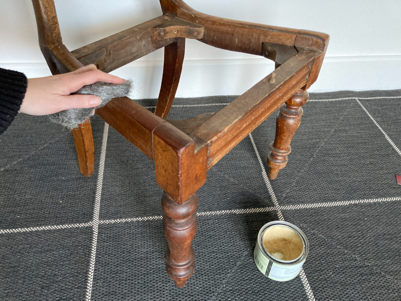 DIY project: Chair repair | My Thrifty Life by Cassie Fairy ...