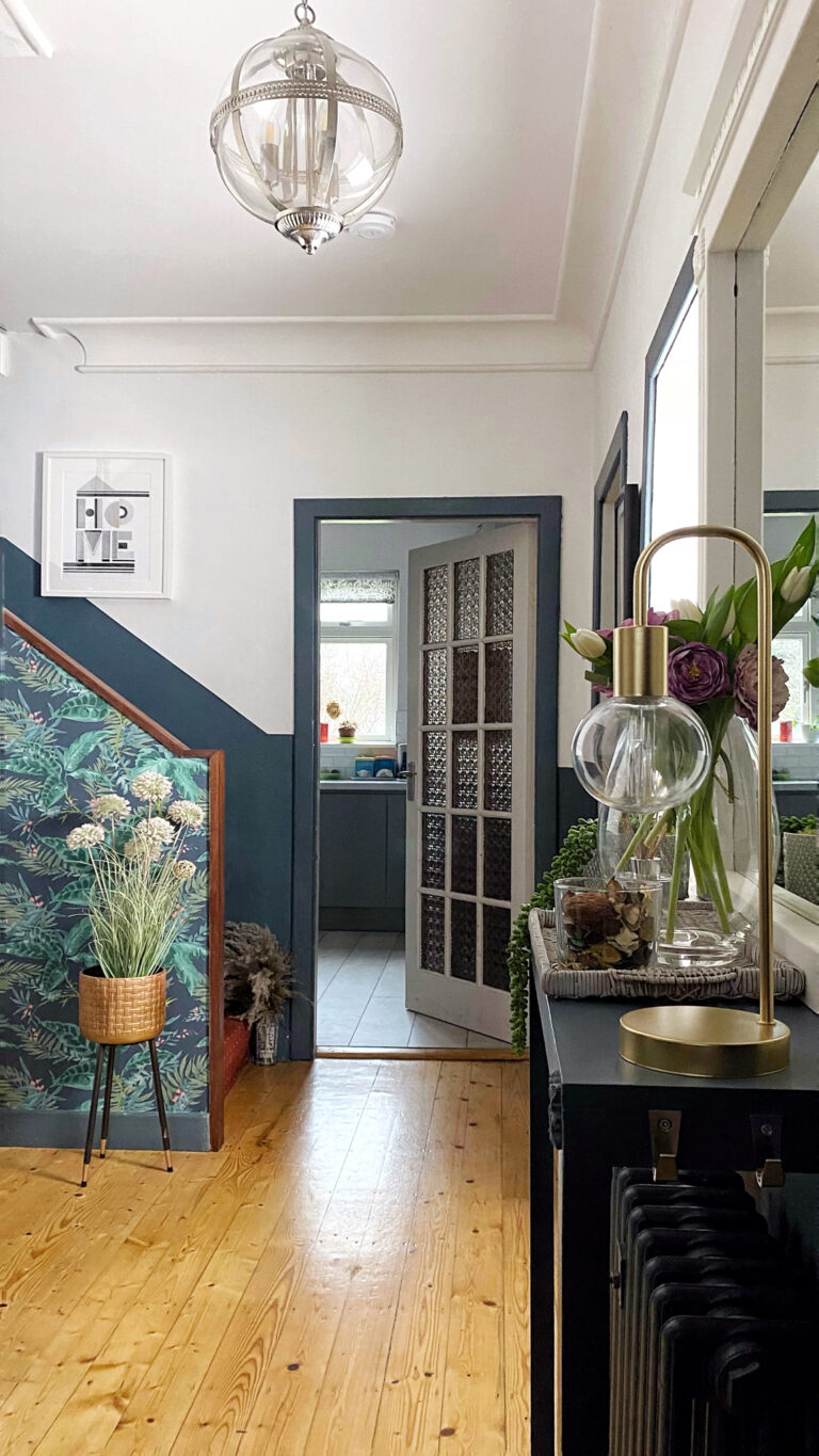 Unique vintage home tour full of upcycled pieces & pops of pastel pink ...