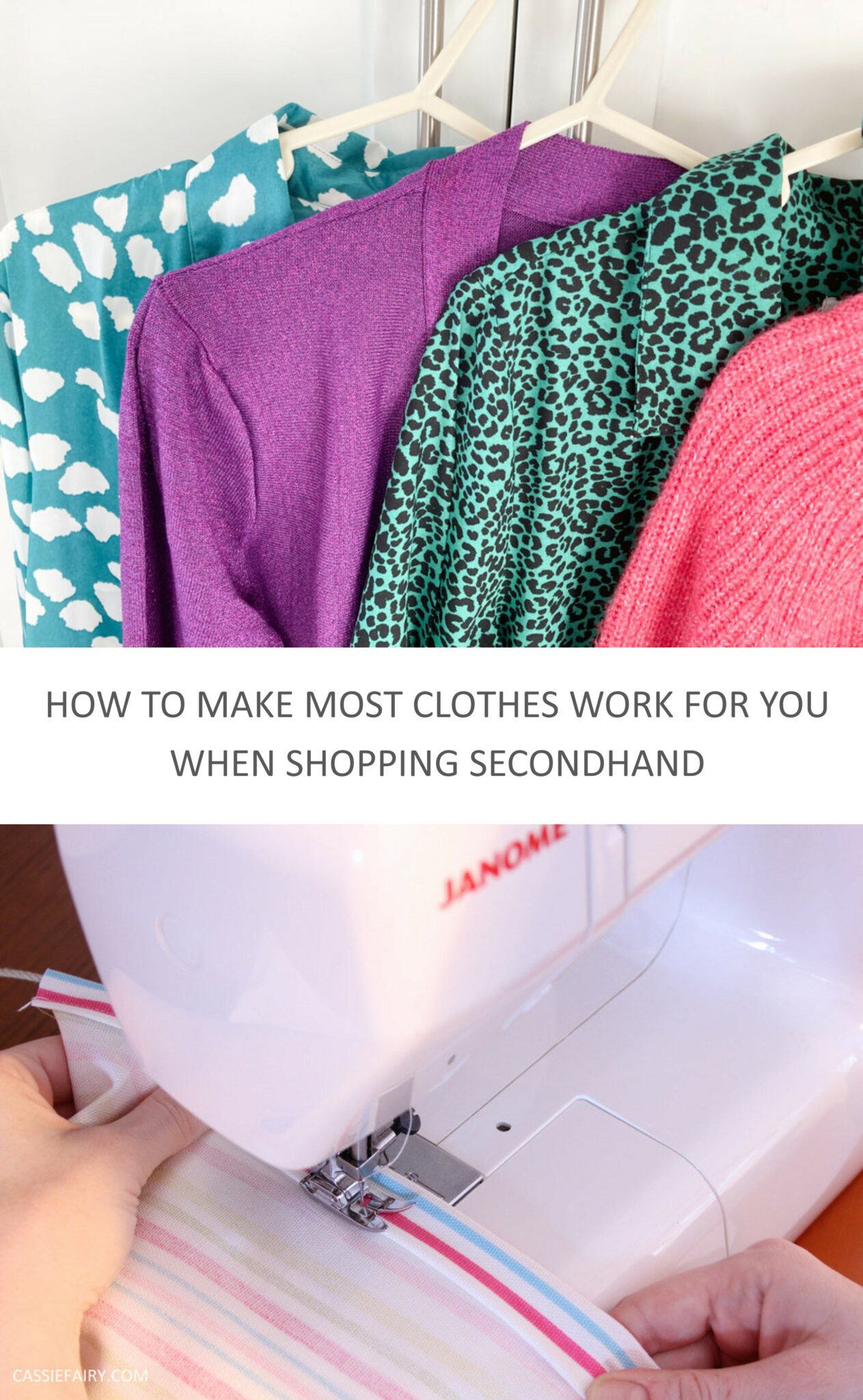 How to make most clothes work for you when shopping secondhand