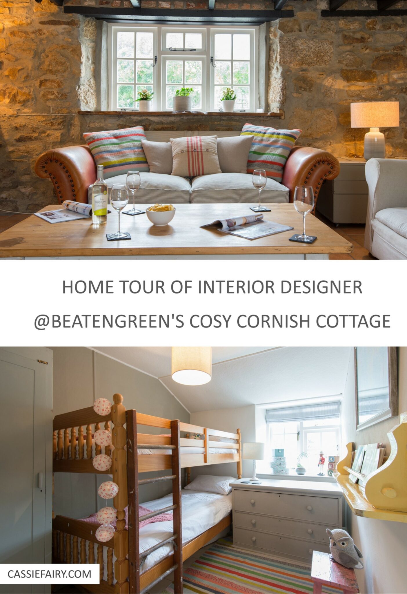 Home tour of @BeatenGreen's cosy Cornish cottage