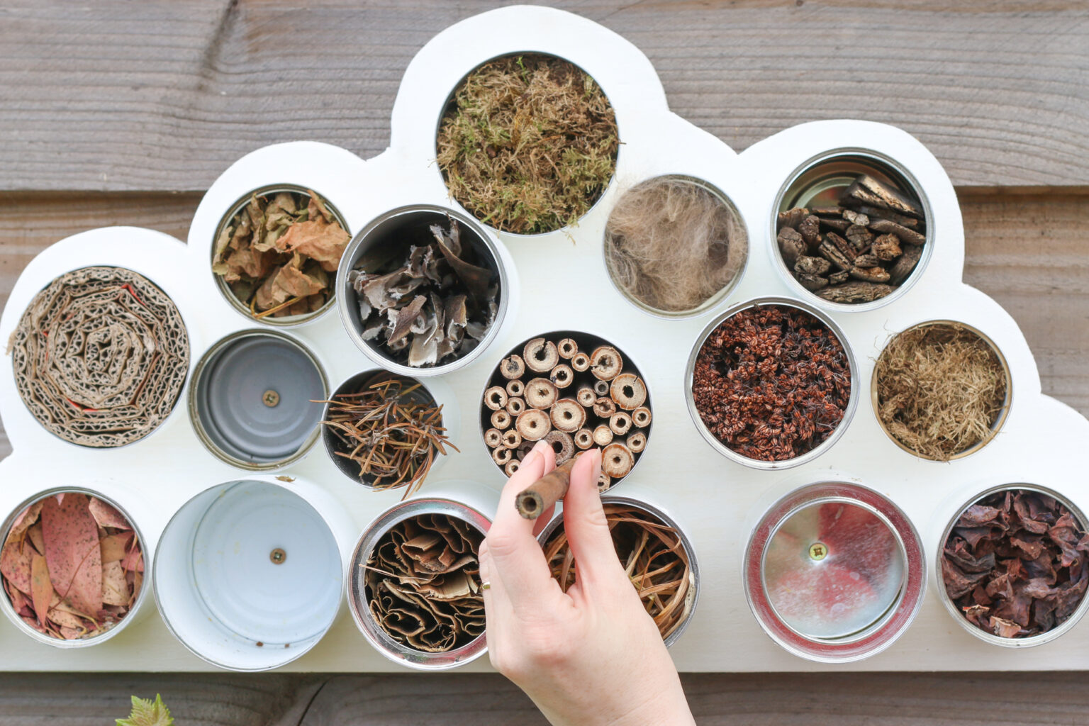 Help insects hibernate with this DIY cloud-shaped bug hotel