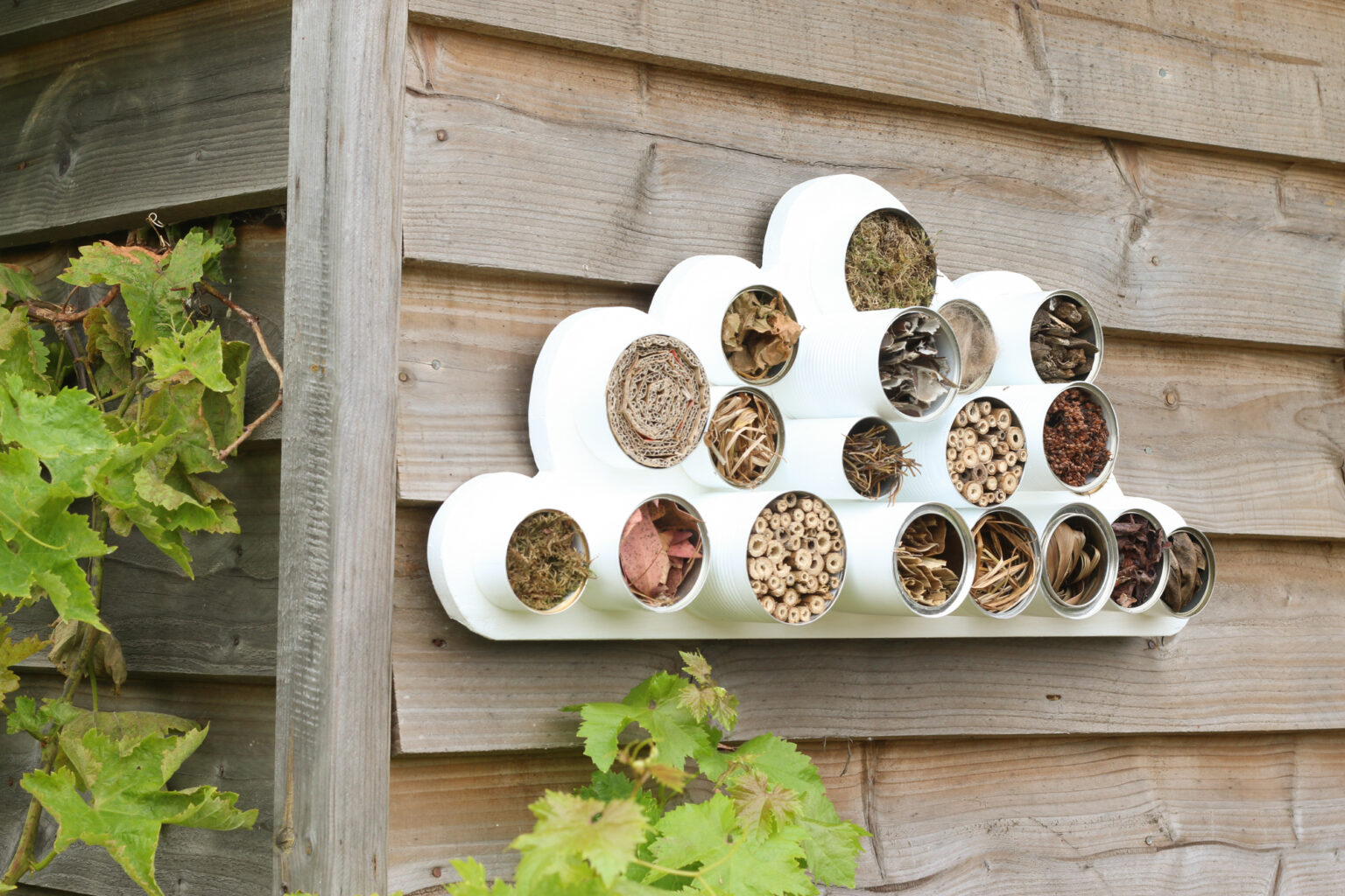 Help insects hibernate with this DIY cloud-shaped bug hotel