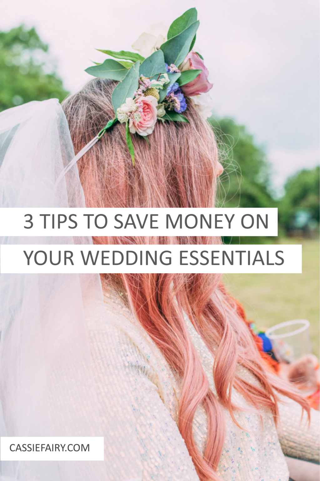 3 Tips to save money on your wedding essentials - flowers, cake and outfits