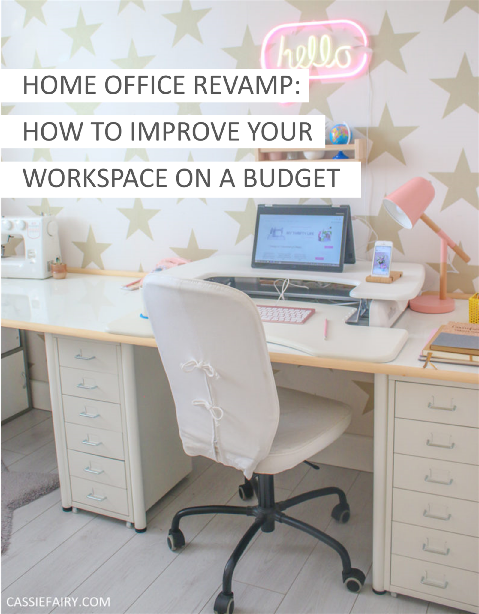 Home office revamp - how to improve your workspace on a budget