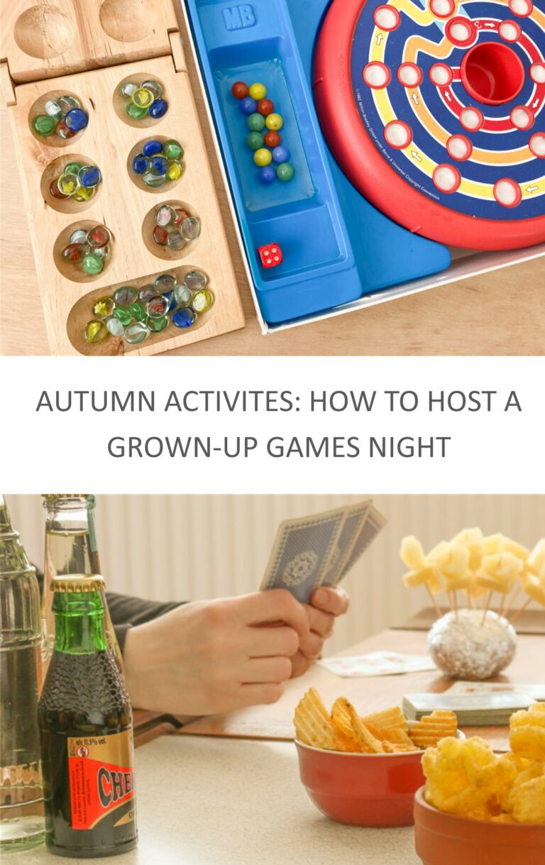 Autumn activites: How to host a grown-up games night