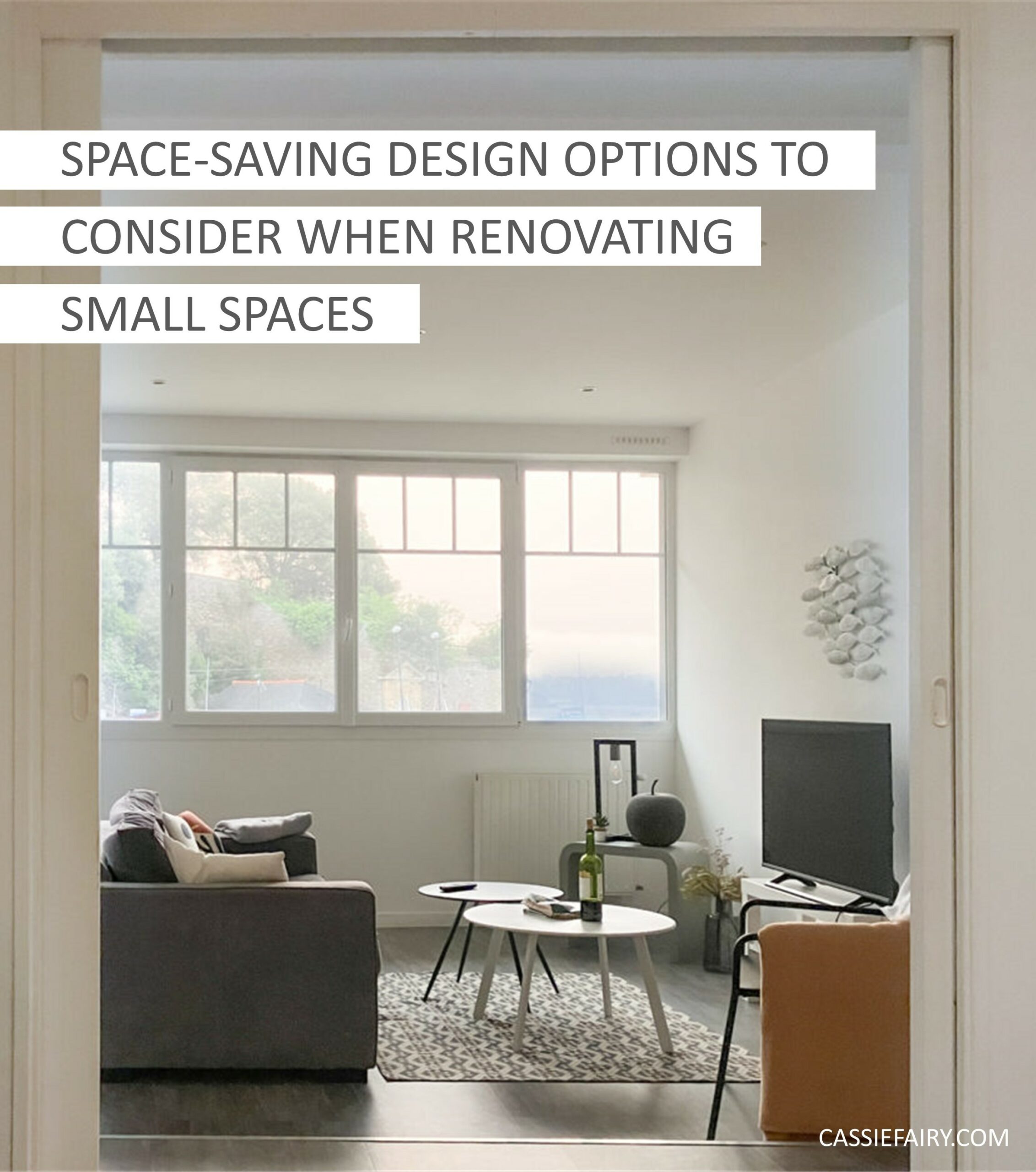 Space-saving design options to consider when renovating small spaces