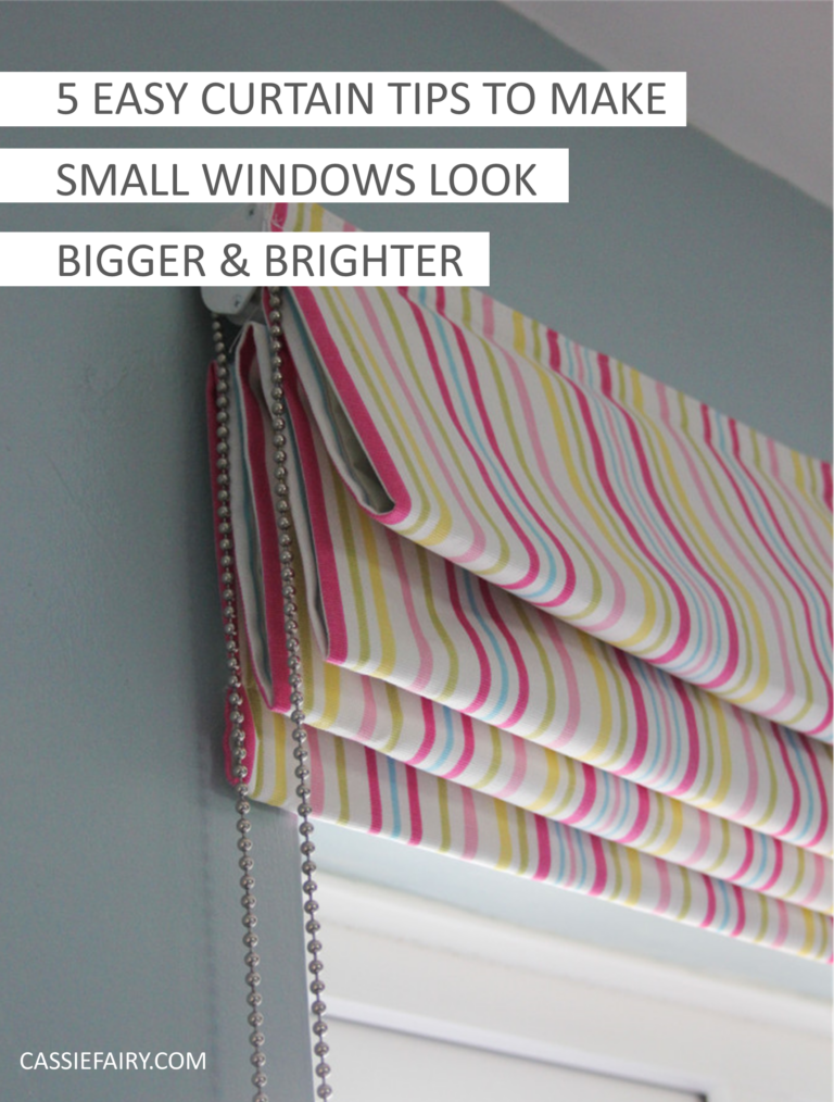 5 Easy curtain tips to make small windows look bigger