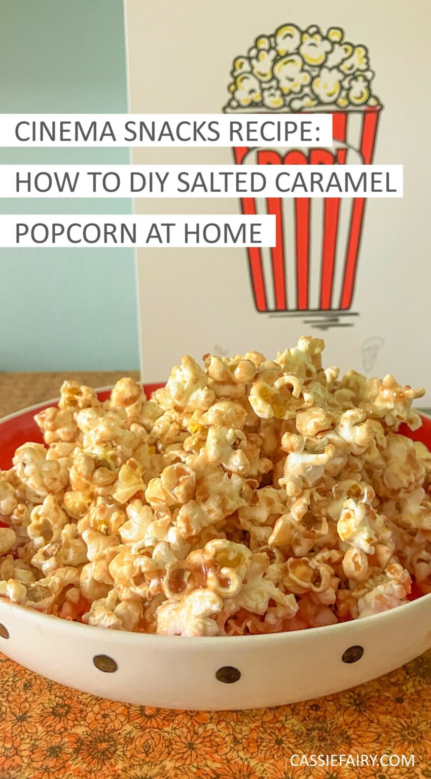 Snacktime recipe: How to DIY salted caramel popcorn at home