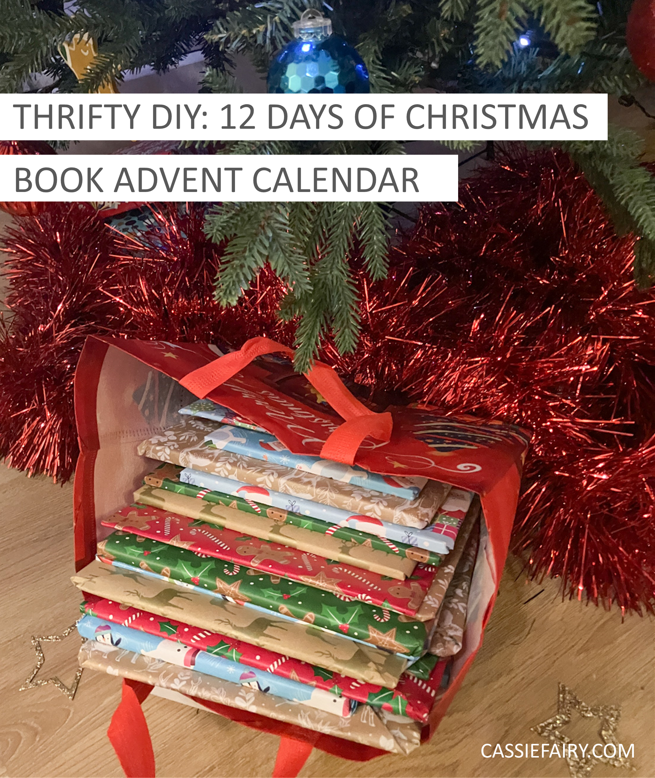 Thrifty DIY: 12 Days of Christmas book advent calendar