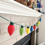 How to crochet your own festive fairy lights garland for Christmas